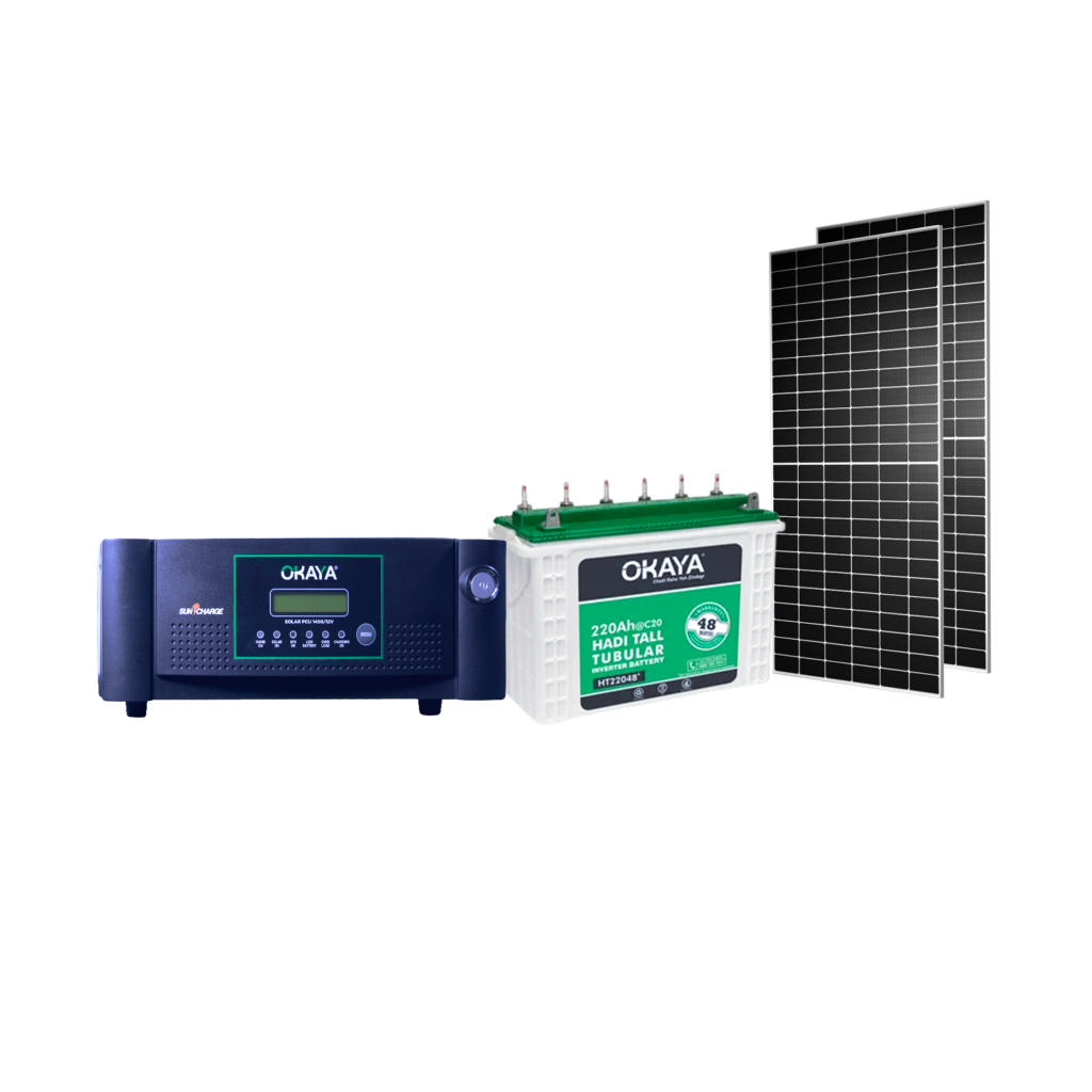 Sun Charge PCU 1450 12V(908W) Solar Set - Stanol Myanmar